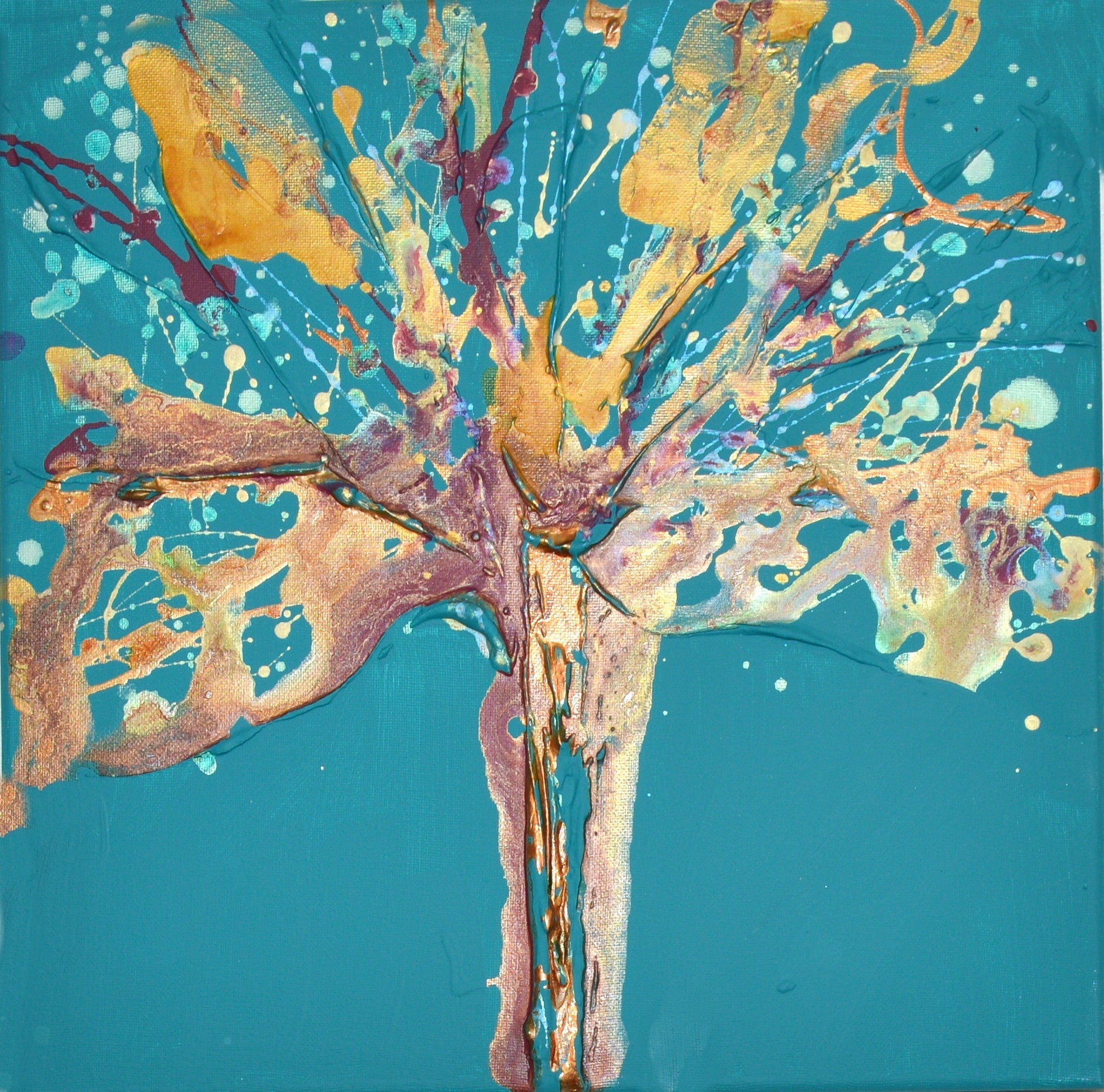 favourite tree - Original Abstract Wall Art By Caroline Ashwood