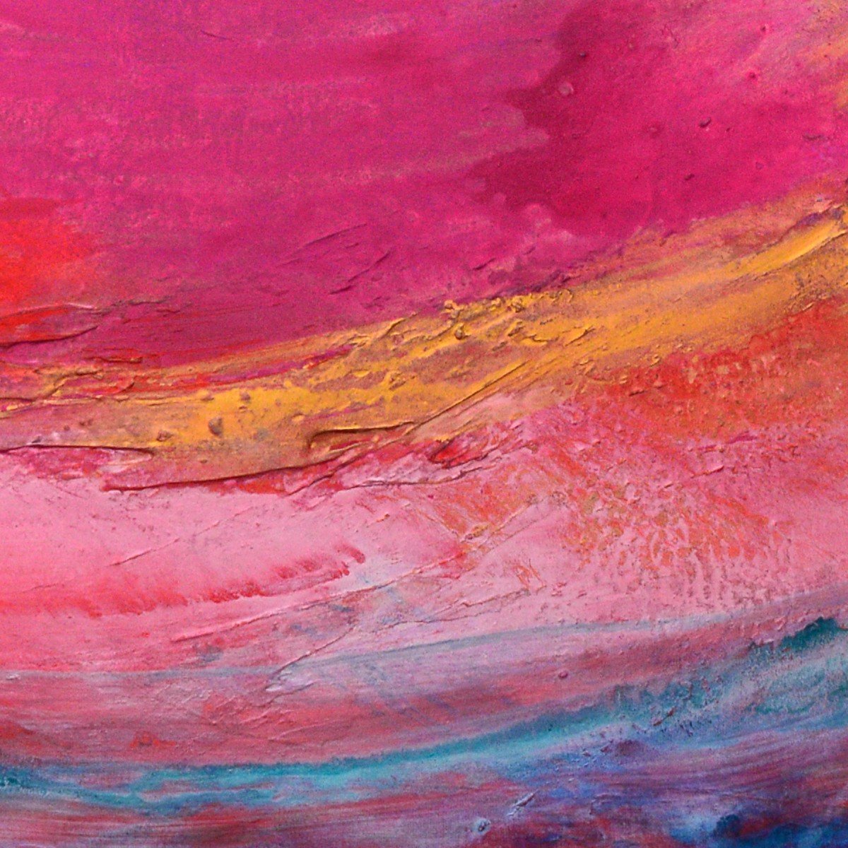 Bliss Abyss - Original Large Abstract Art By Caroline Ashwood