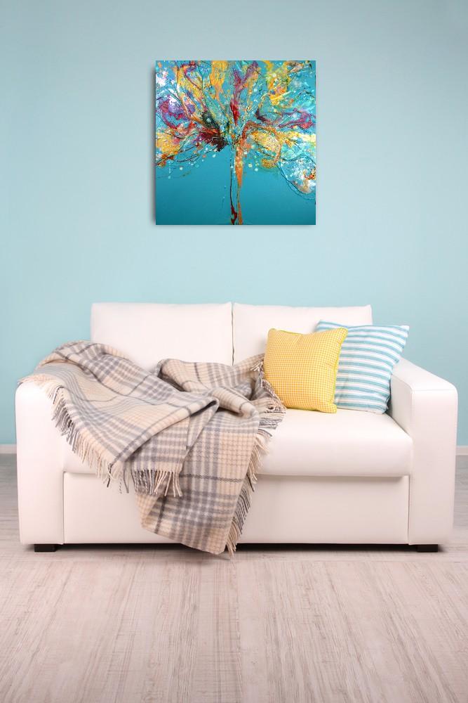 Abstract Tree Art - Original Paintings By Caroline Ashwood