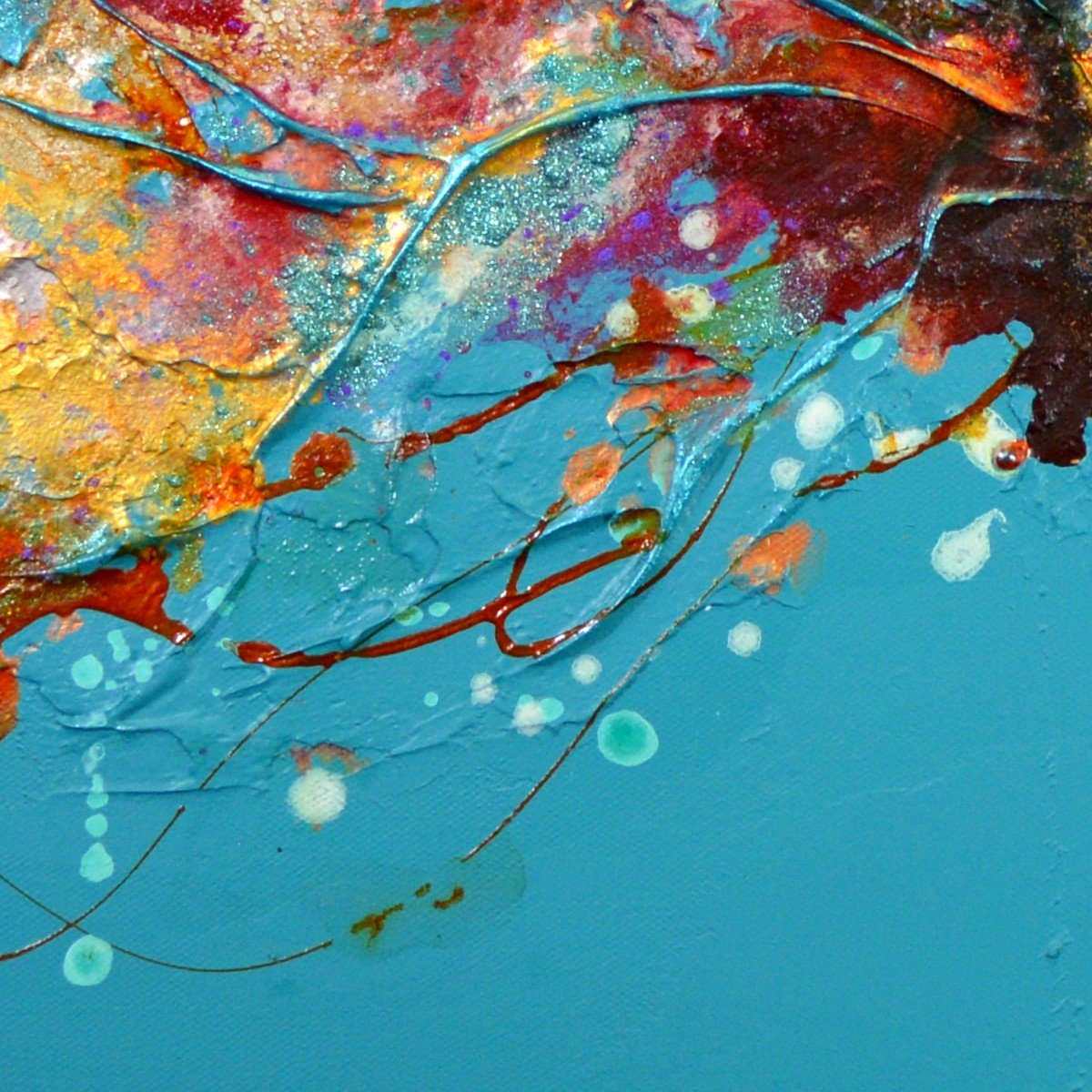 Abstract Tree Art - Original Paintings By Caroline Ashwood